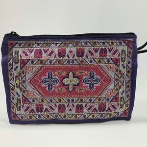 Bags | Traditional Turkish Wallets Fabric Woven Zip Bag | Poshmark
